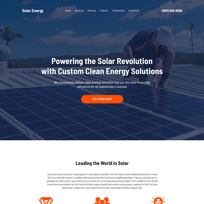 solar energy solutions free quote lead capturing website design solar energy solutions free quote lead capturing website design
