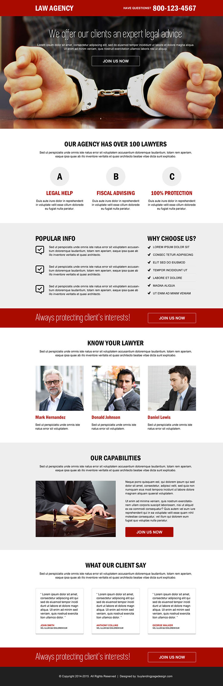 law agency call to action landing page design law agency call to action landing page design